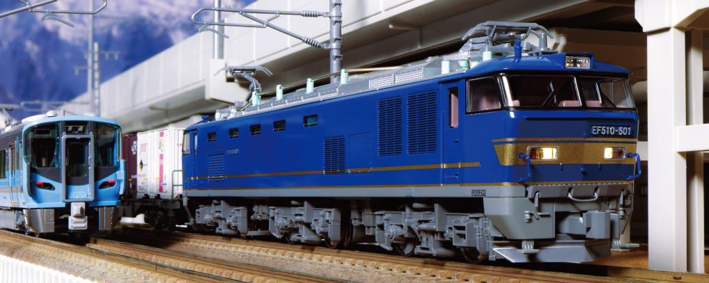 Kato 3065-8 Electric Locomotive EF510 500 JR Freight Color N Scale – Sunset Blue Train