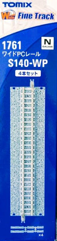 Tomix 1761 Wide PC Track S140-WP(F) 4-pcs N Scale – Sunset Blue Train