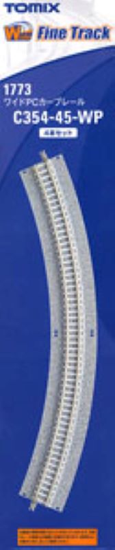 Tomix 1773 Wide PC Track C354-45-WP(F) 4-pcs N Scale – Sunset Blue Train