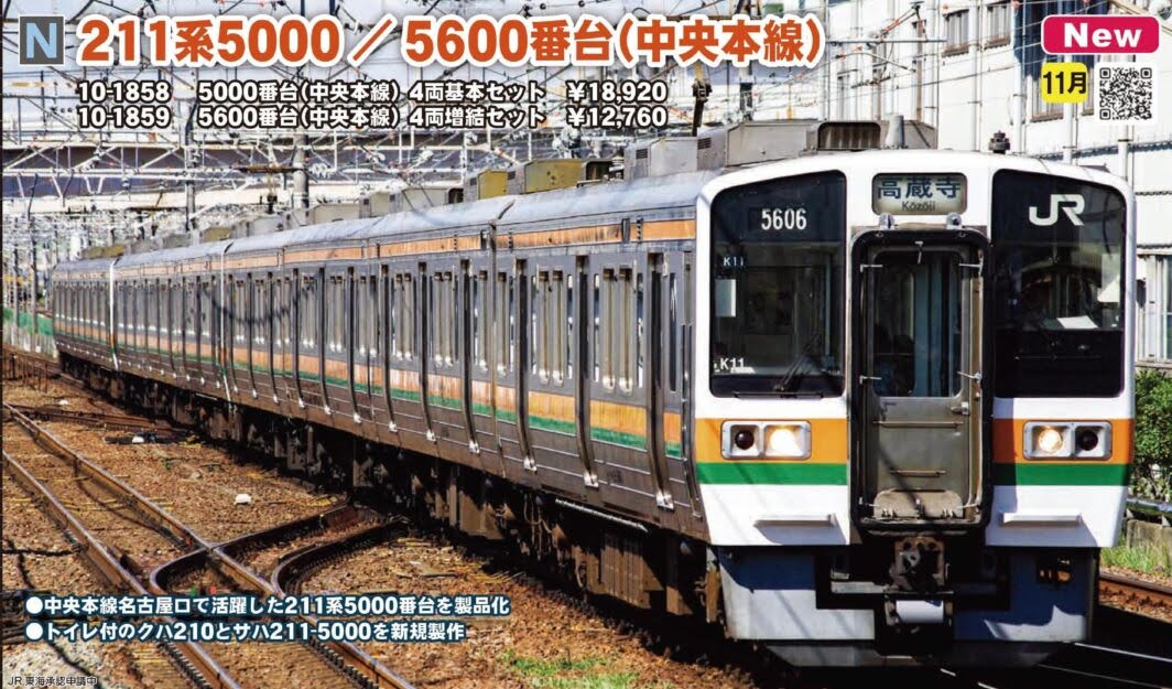 Series 211-5000 Chuo Mainline – Sunset Blue Train