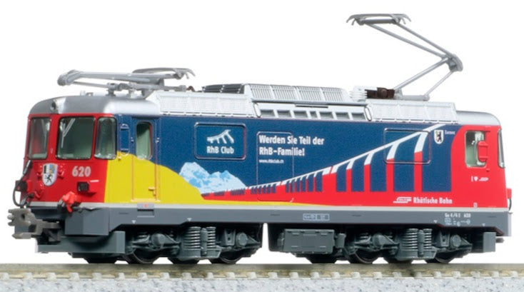 Kato 3102-4 Alpus Ge 4/4-II #620 “RhB Club” (N) – Sunset Blue Train