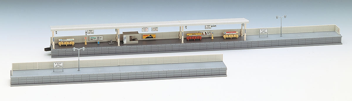 Tomix 4031 One-side Platform Set Model Type N Scale – Sunset Blue Train