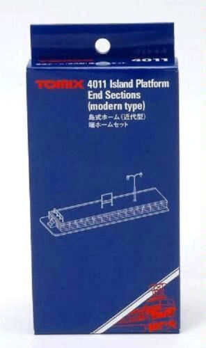 Tomix 4011 Island Platform Modern Type N Scale – Sunset Blue Train