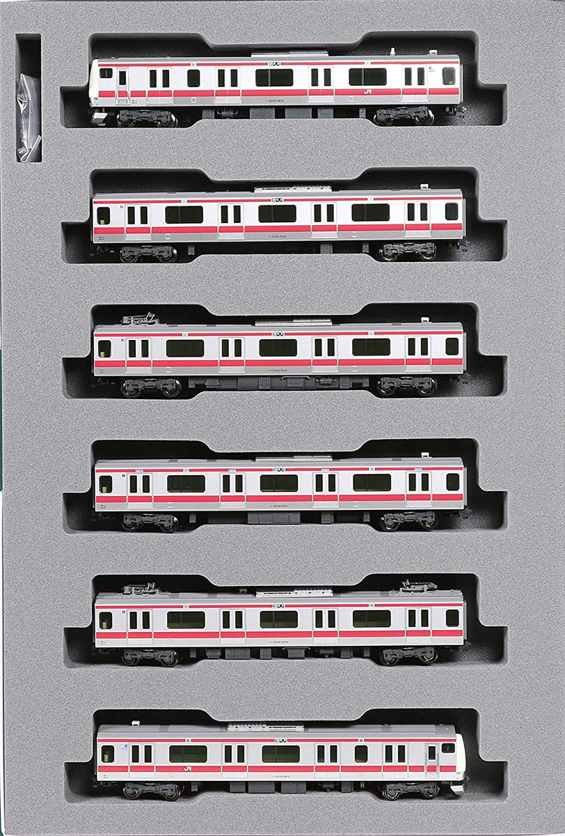 Kato 10-1568 Series E233-5000 Keiyo-Line (Through Corridor Consist) 6 ...