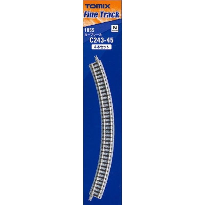Tomix 1855 Curve Track C243-45(F) 4 pcs N Scale – Sunset Blue Train