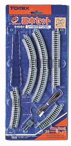 Tomix 91081 Mini Rail Set Basic Set (Rail Pattern MA) N Scale Mini Cur ...